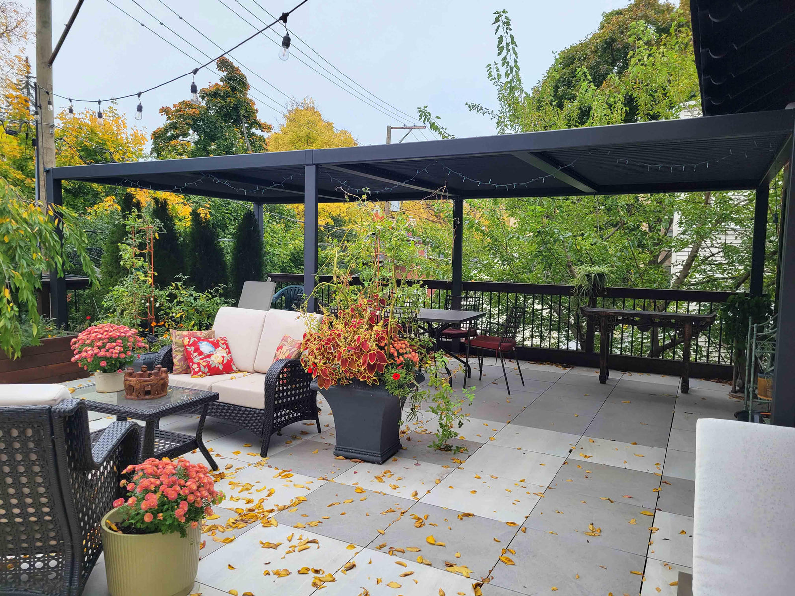 Adjustable Louvered Pergola | Outdoor Patio Sun Shade