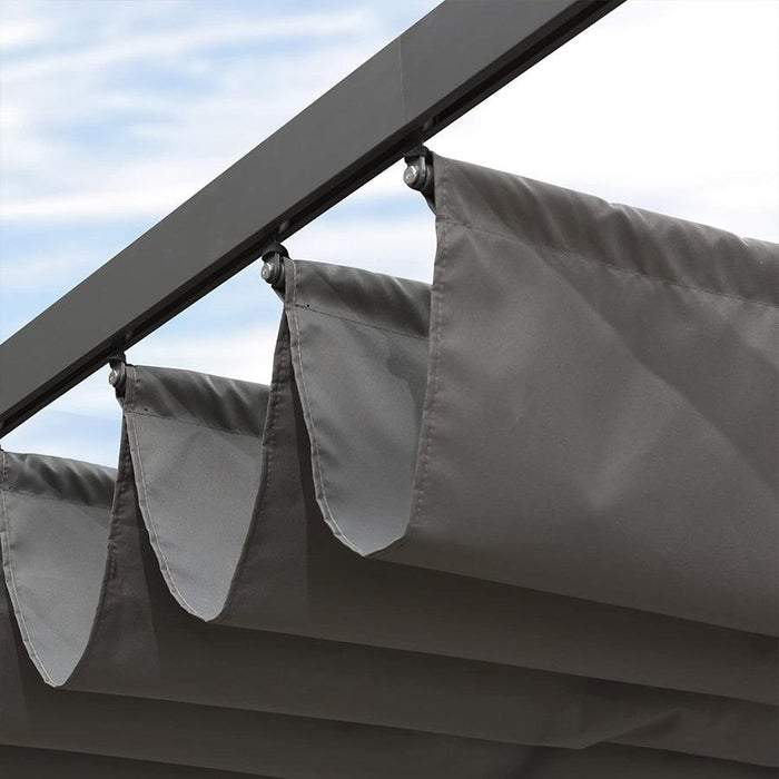 Outdoor Retractable Pergola Shade Cover | Durable Fabric
