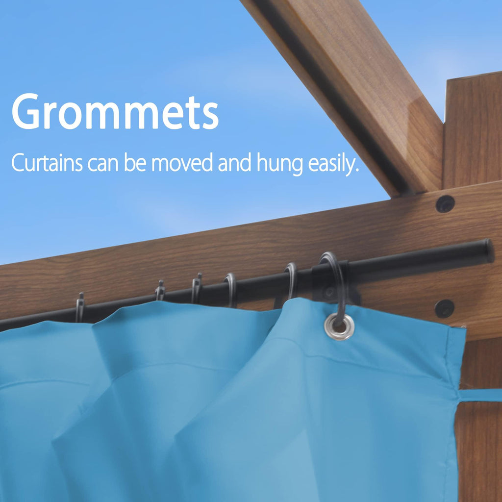 Retractable Outdoor Curtains | Pergola Gazebo Shades