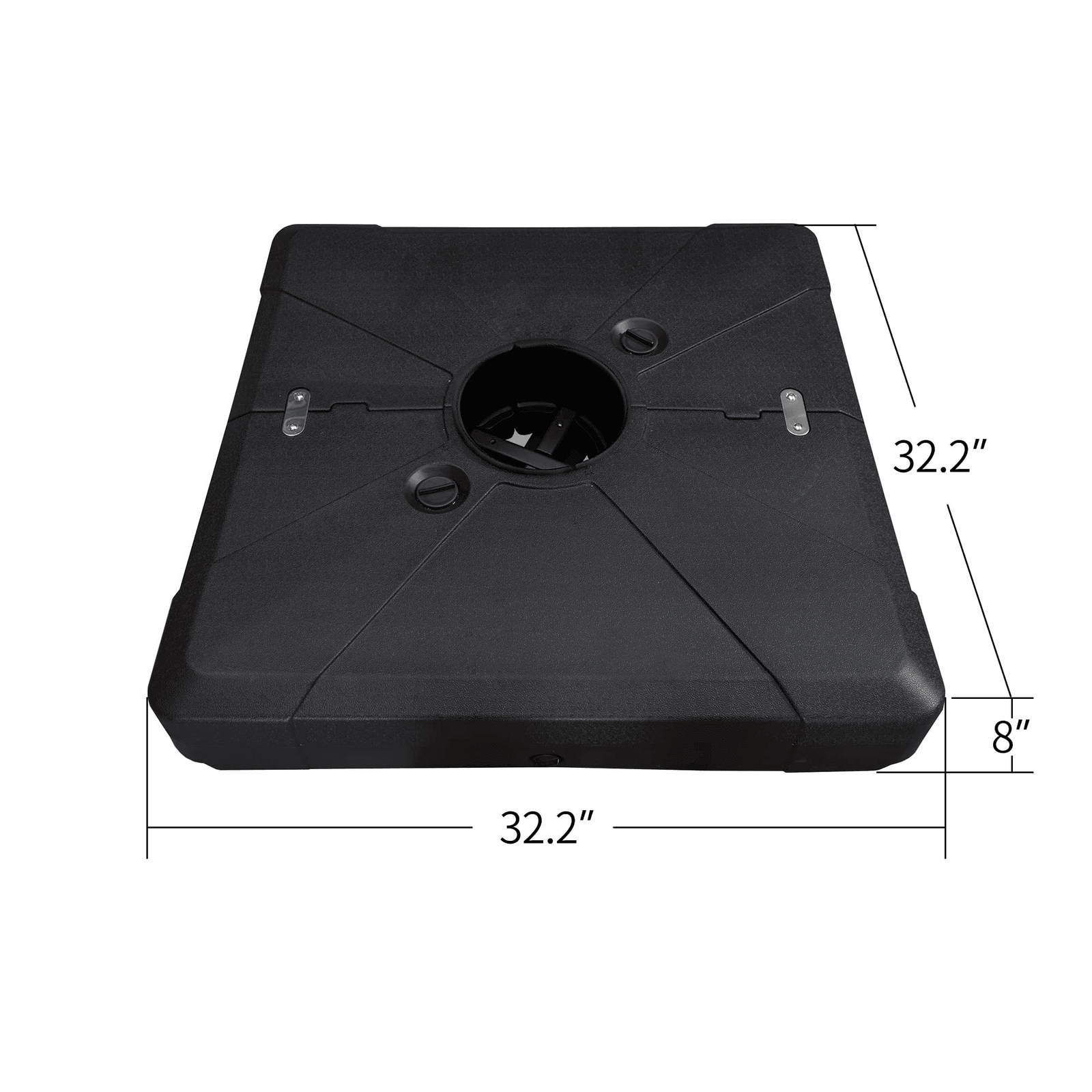 Stable Patio Umbrella Base | Water & Sand Filled