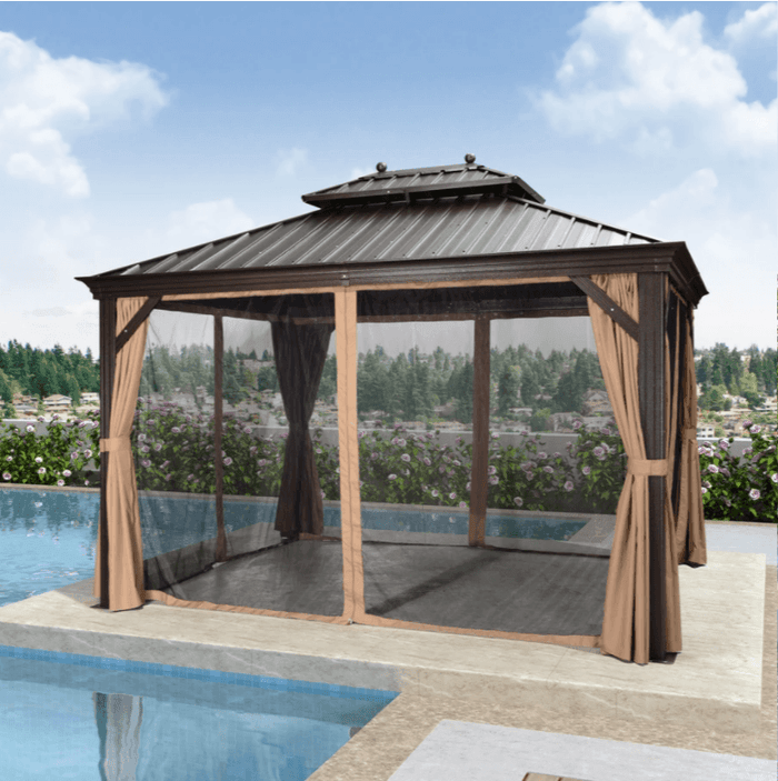 Mosquito Net of Hardtop Gazebo | Outdoor Living